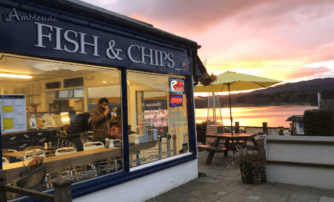 Ambleside Fish and Chips Up for Sale