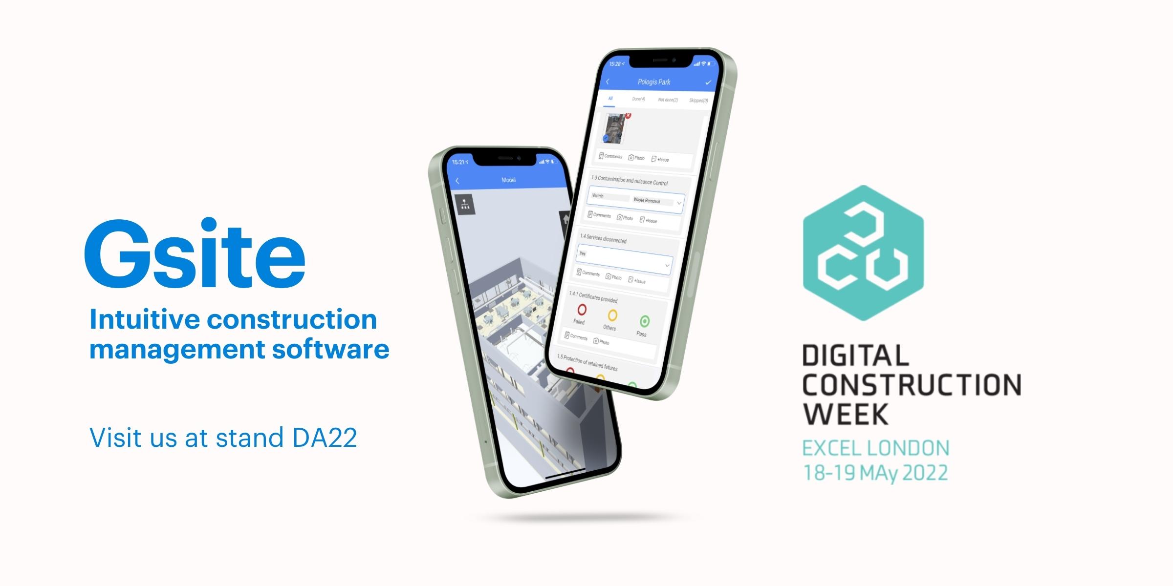 Glodon Gsite at Digital Construction Week, 18-19th of May