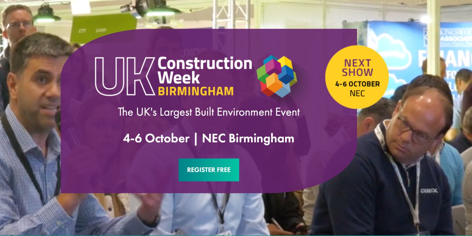 UK Construction Week Birmingham Returns